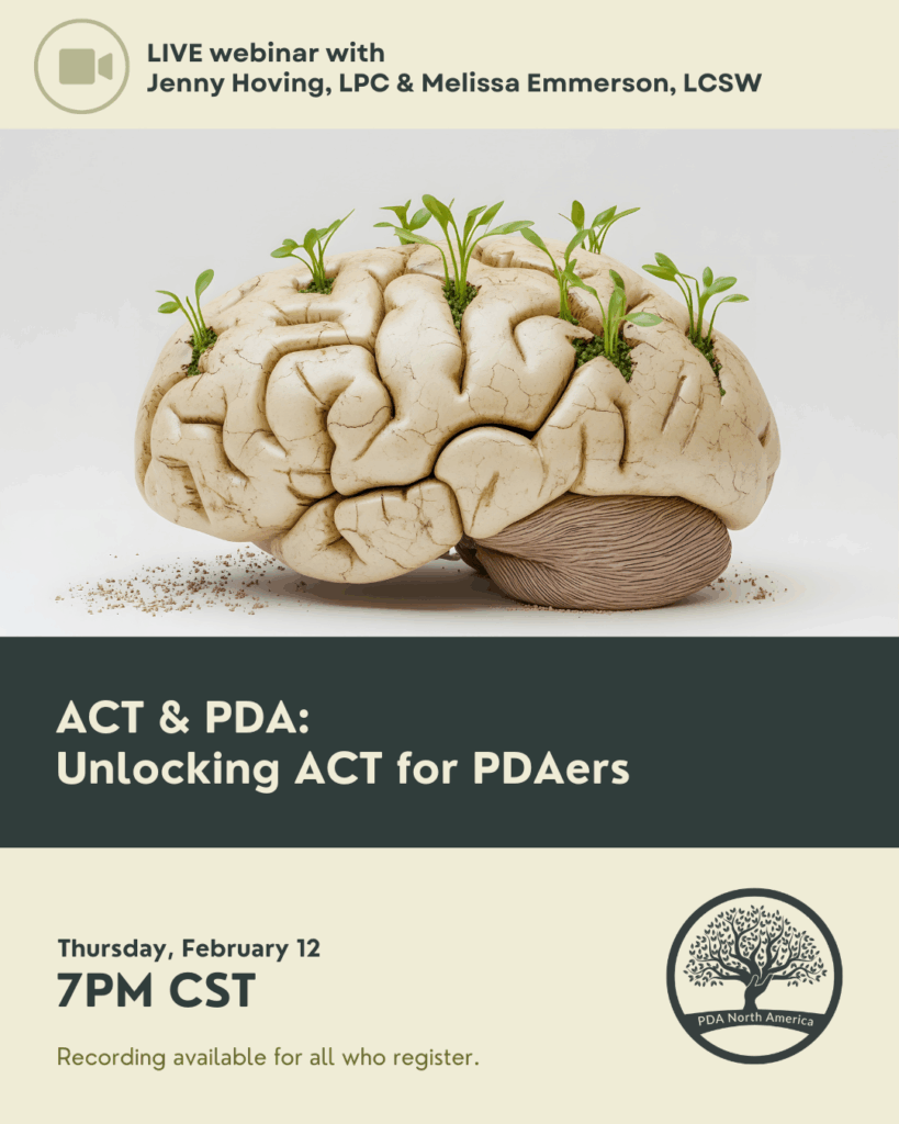 PDA & ACT (Acceptance and Commitment Therapy) – PDA North America